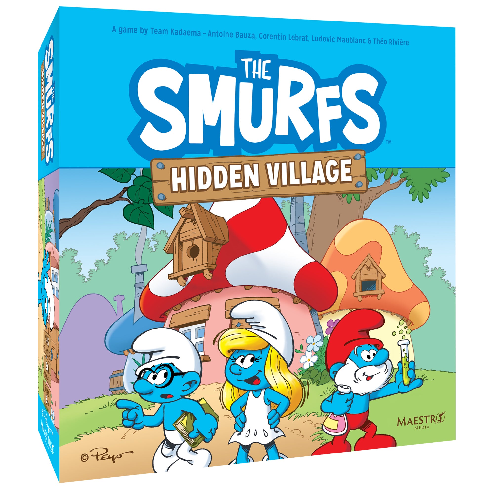 The Smurfs: Hidden Village Board Game – Asmodee North America