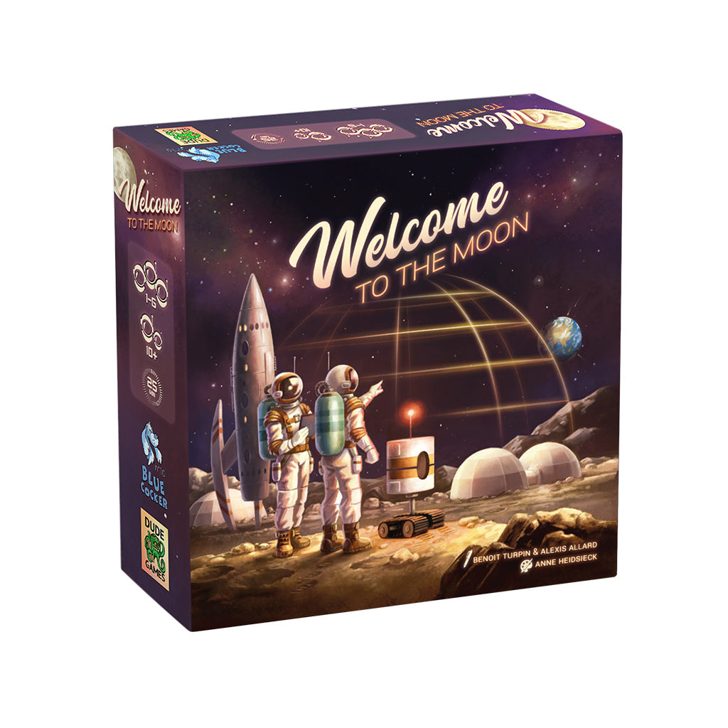 Welcome To The Moon Board Game - Lunar Colony Building Adventure Game ...