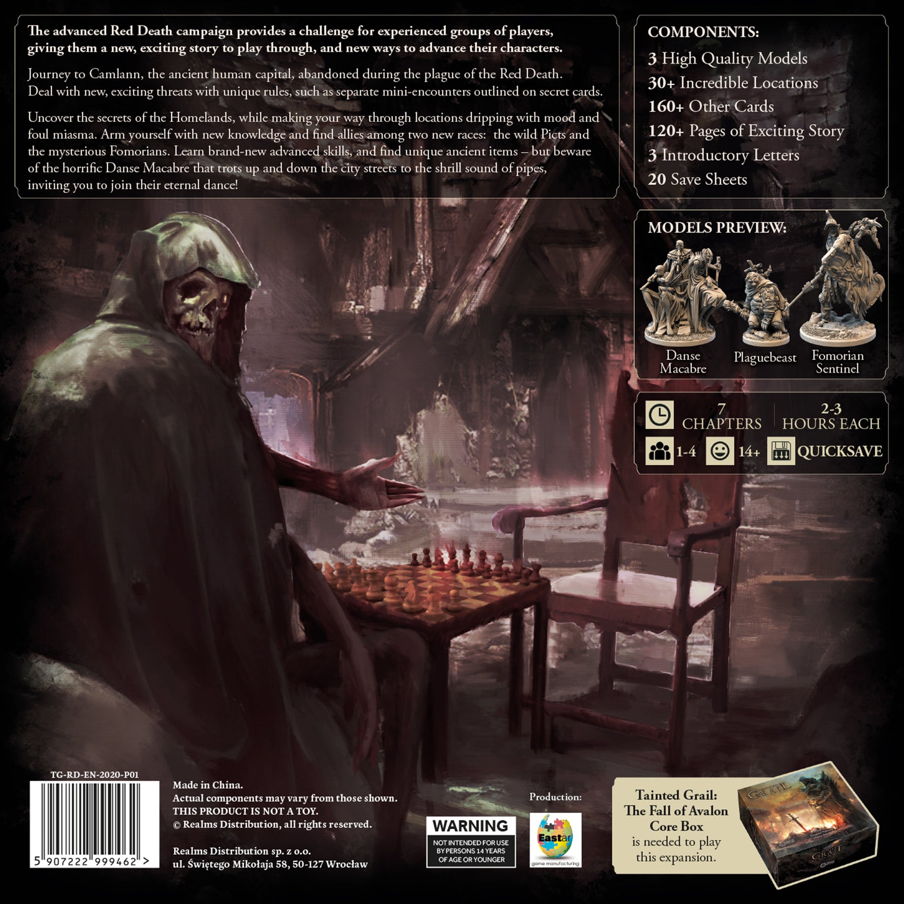 Tainted Grail: Red Death Expansion - Explore New Horrors! – Asmodee USA