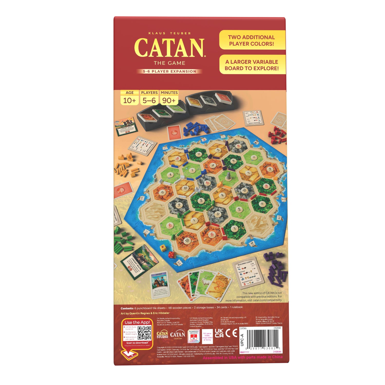 CATAN 5-6 Player Board Game Extension (6th Edition) – Asmodee USA