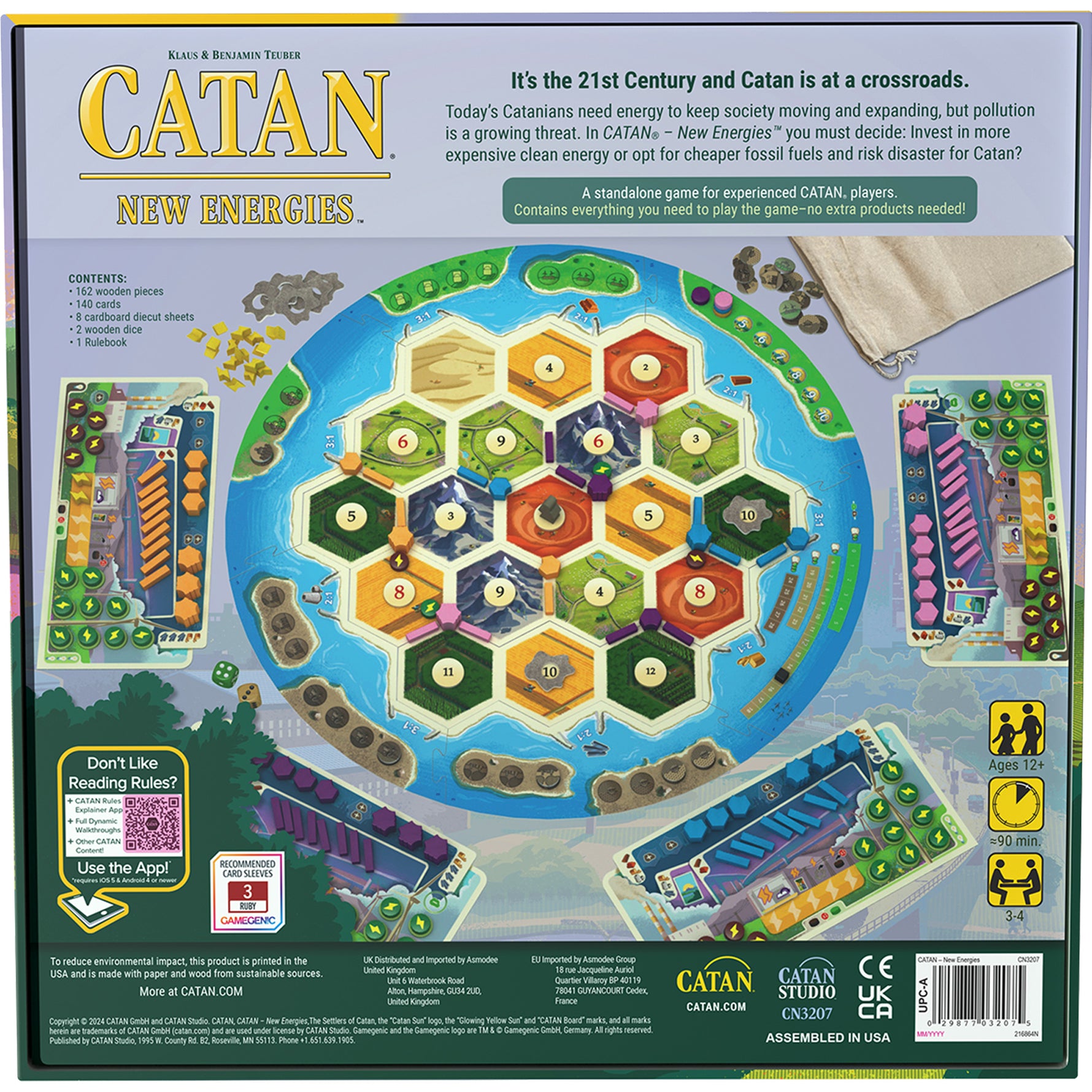 CATAN New Energies Board Game - Classic Gameplay with a Modern Twist ...