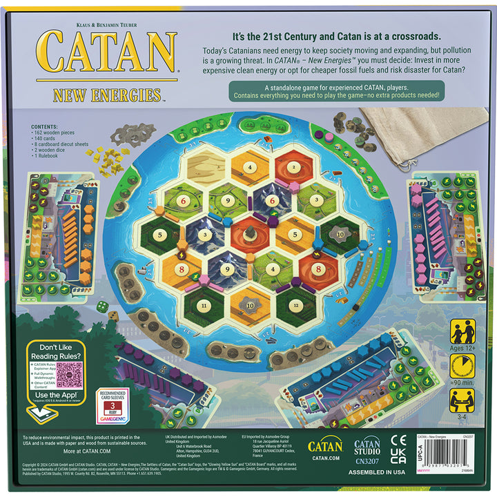 CATAN New Energies Board Game - Classic Gameplay with a Modern Twist ...