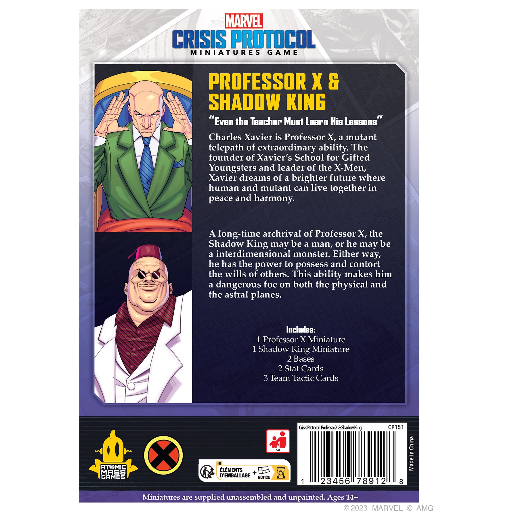 Marvel: Crisis Protocol - Professor X & Shadow King – Asmodee USA