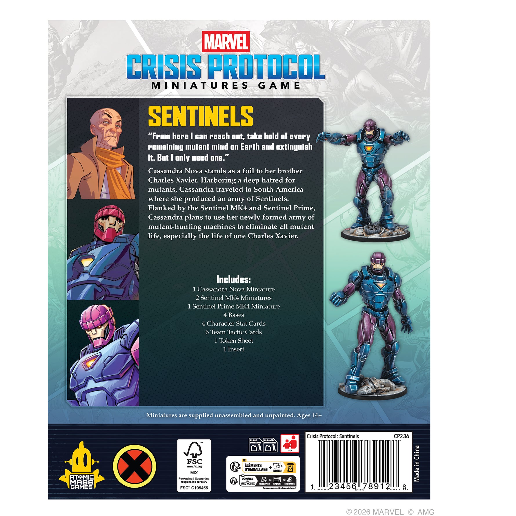 Marvel: Crisis Protocol - Sentinels Affiliation Pack – Asmodee USA