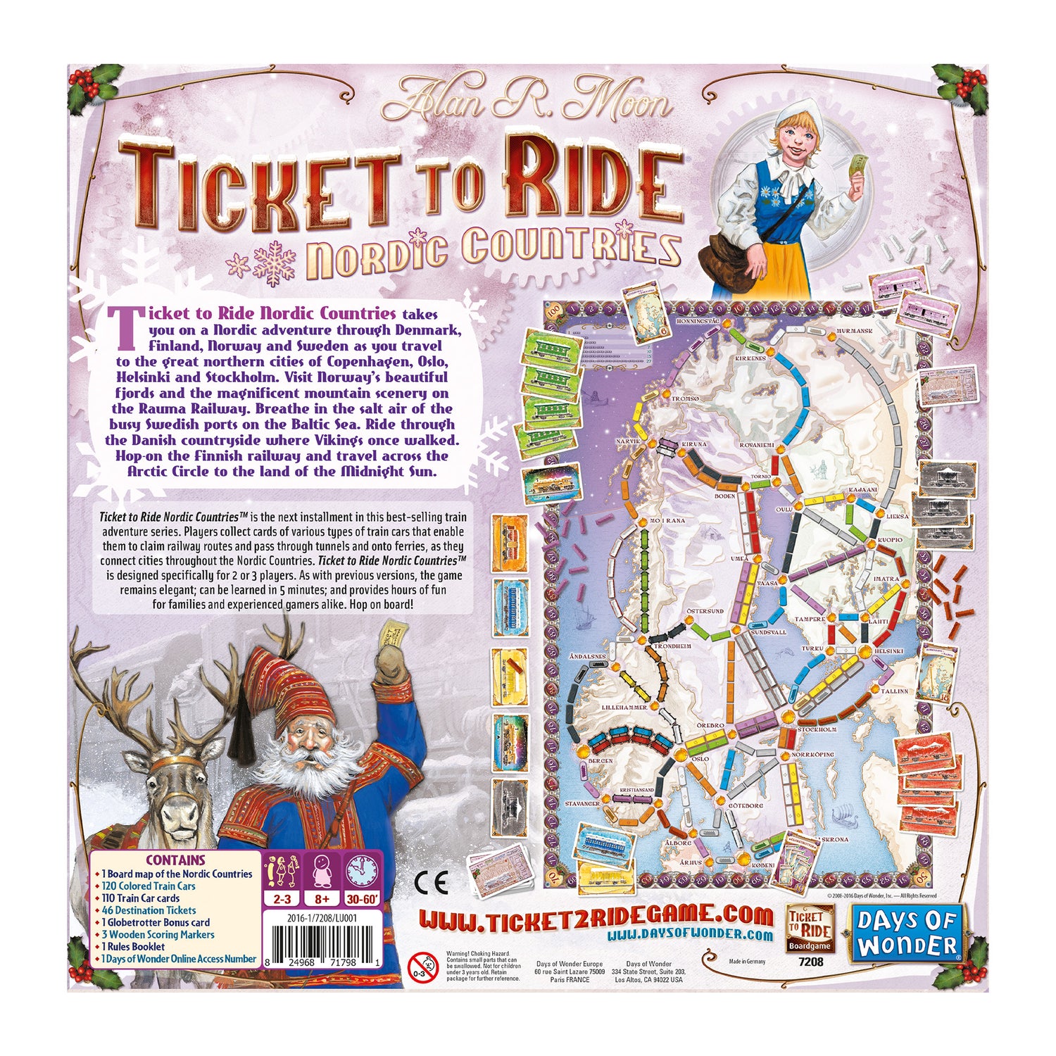 Ticket to Ride: Nordic Countries Board Game – Asmodee North America