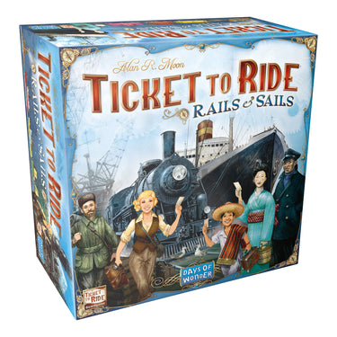 Ticket to Ride: Rails and Sails Board Game – Asmodee USA