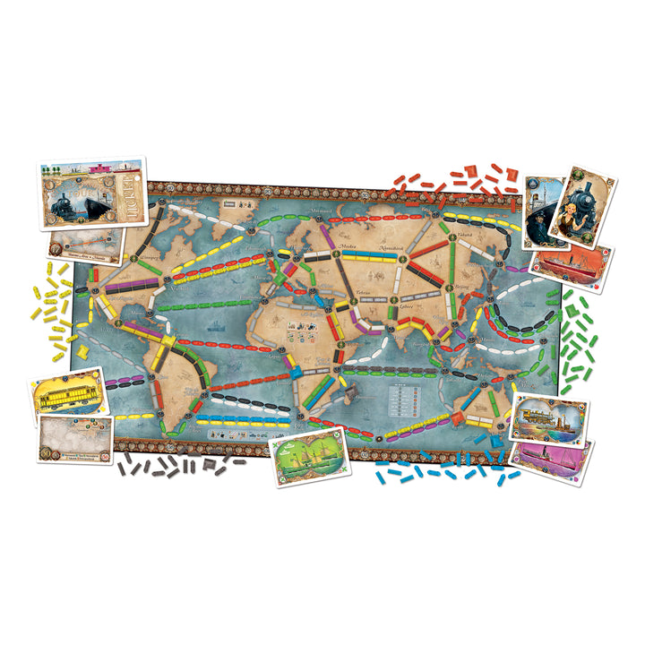 Ticket to Ride: Rails and Sails Board Game – Asmodee USA