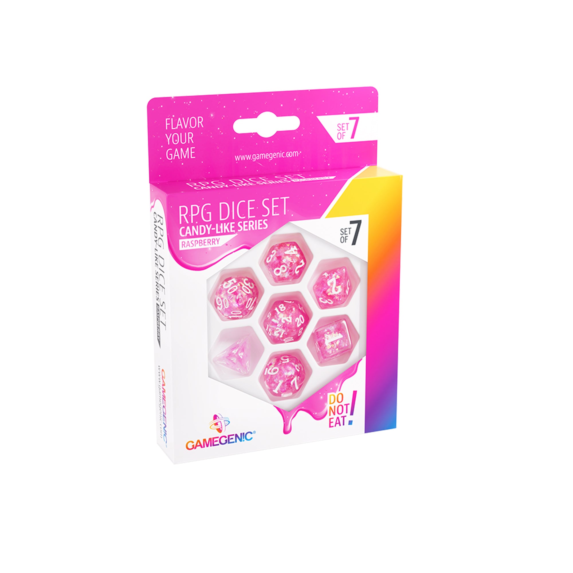 Candy-like Series - Raspberry - RPG Dice Set (7pcs) – Asmodee USA