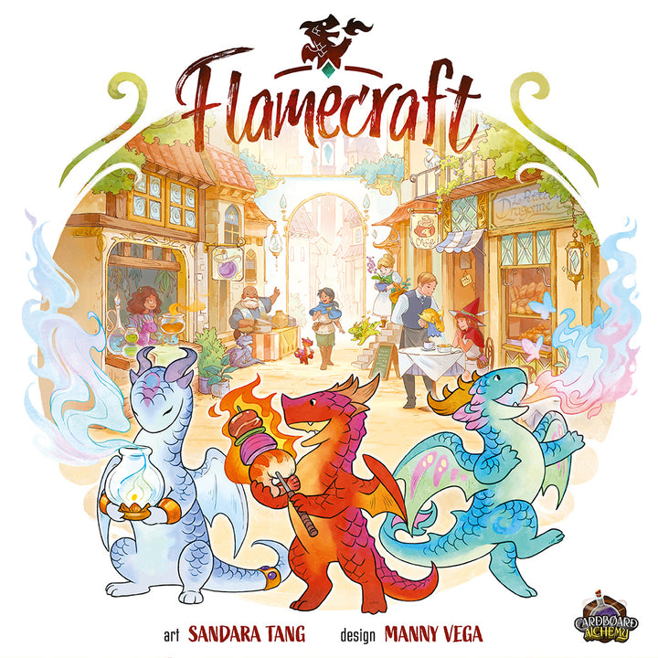 Flamecraft: Fantasy City Building Board Game for 1-5 Players – Asmodee USA