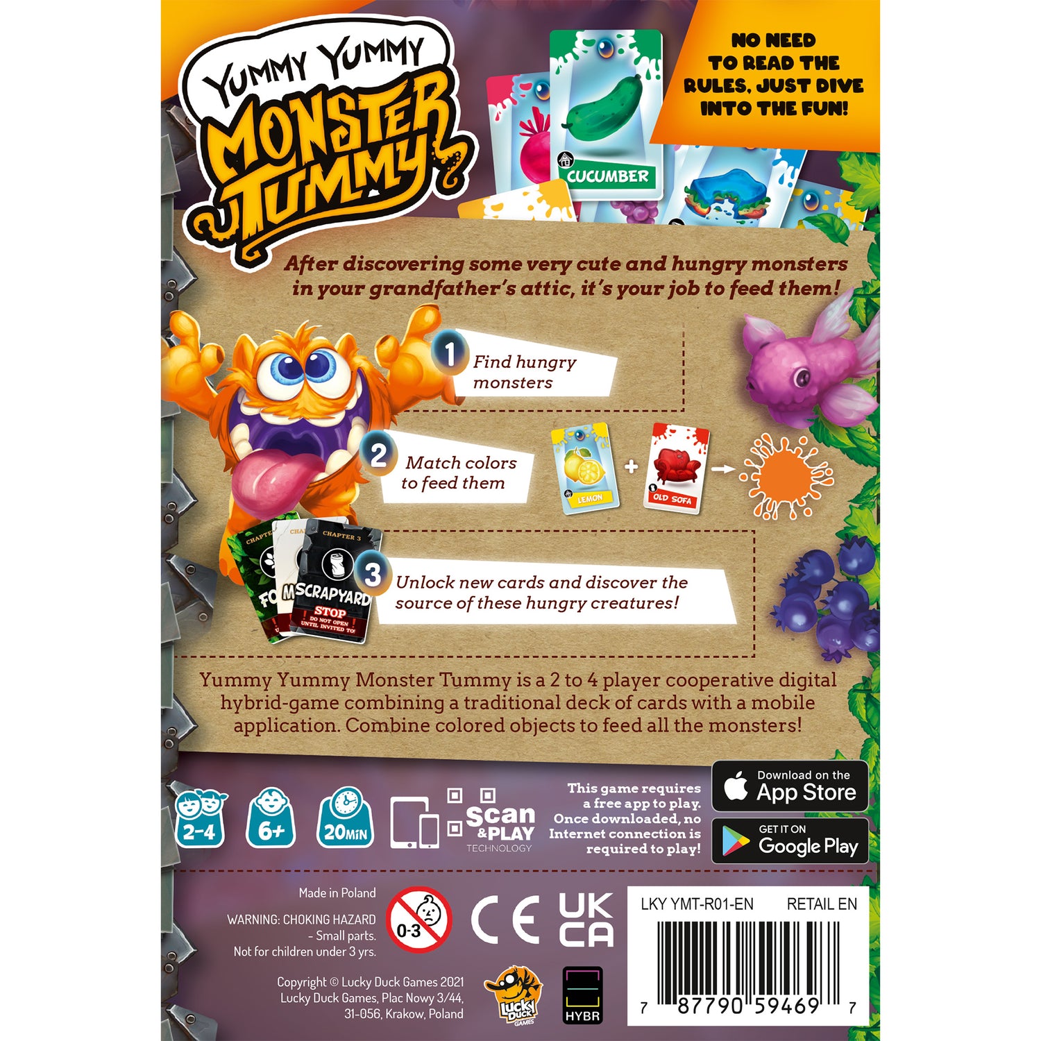 Yummy Yummy Monster Tummy Card Game – Asmodee North America