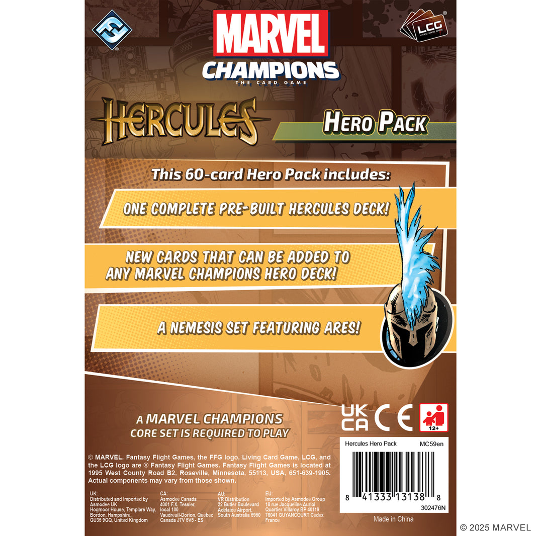 Marvel Champions: The Card Game - Hercules Hero Pack – Asmodee USA