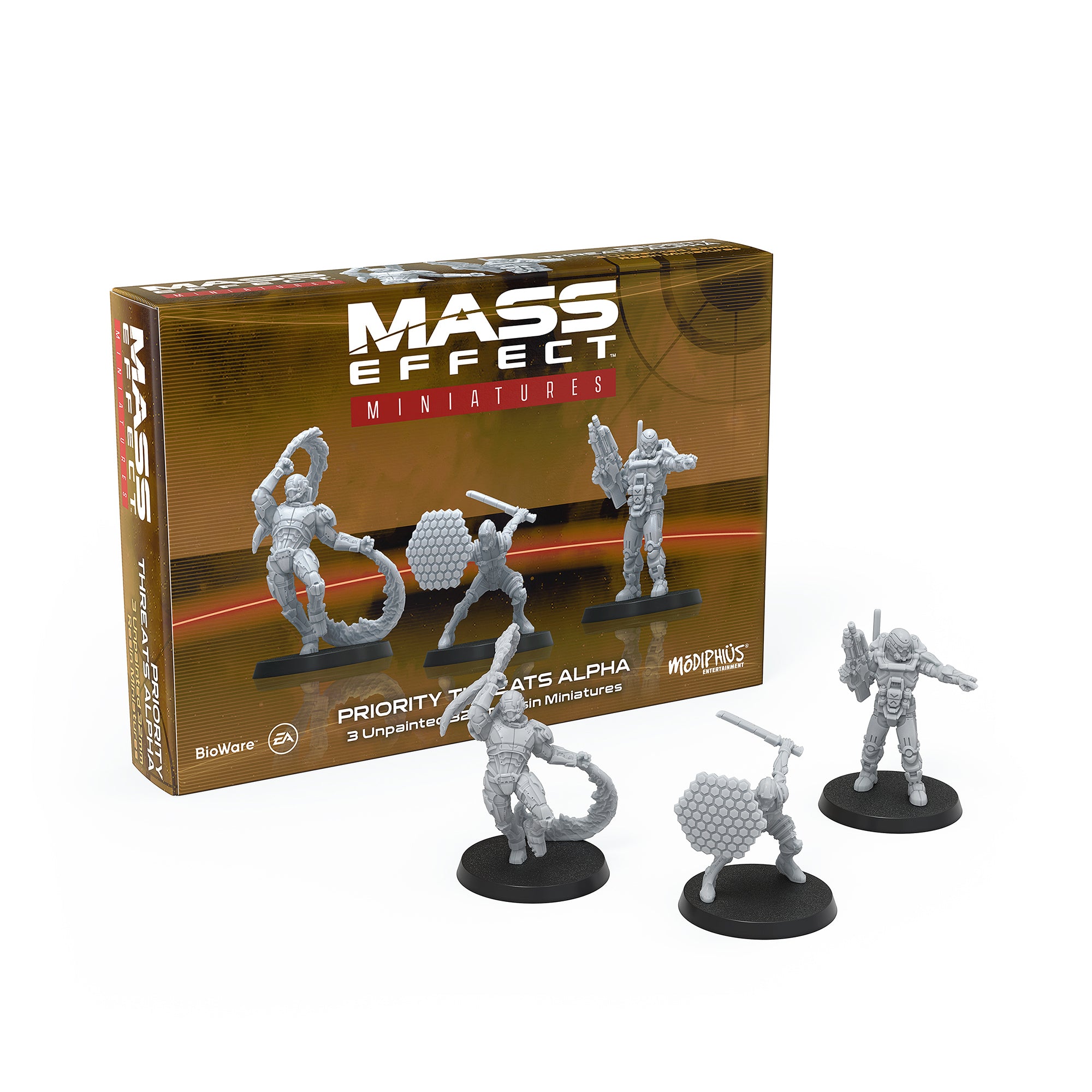 Mass Effect - Priority Threats Alpha - Resin Collectors Miniatures Set ...