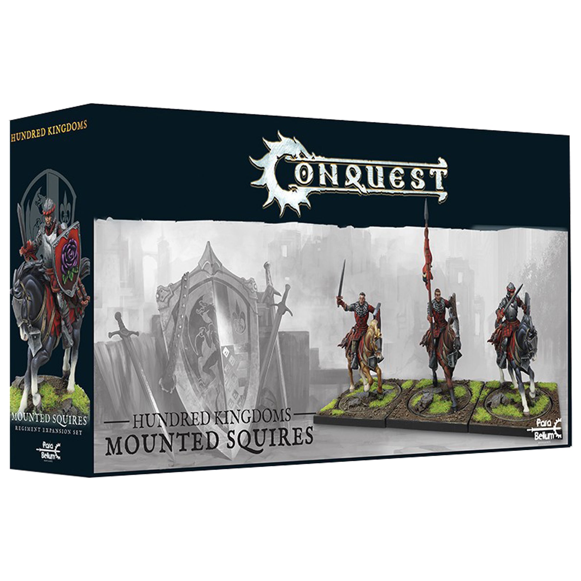 Conquest Miniatures Game - Hundred Kingdoms: Mounted Squires – Asmodee USA