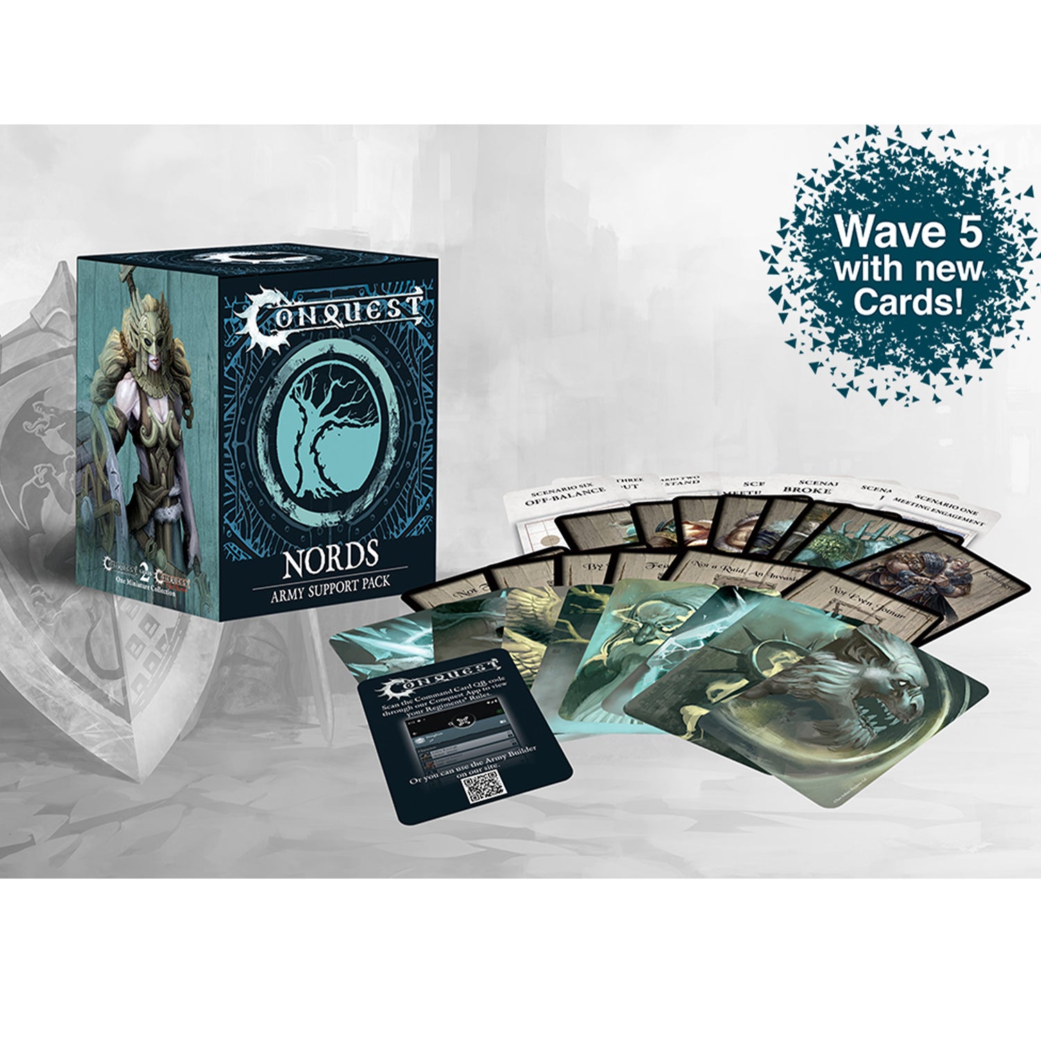 Conquest Miniatures Game - Nords: Army Support Pack Wave 2 – Asmodee USA
