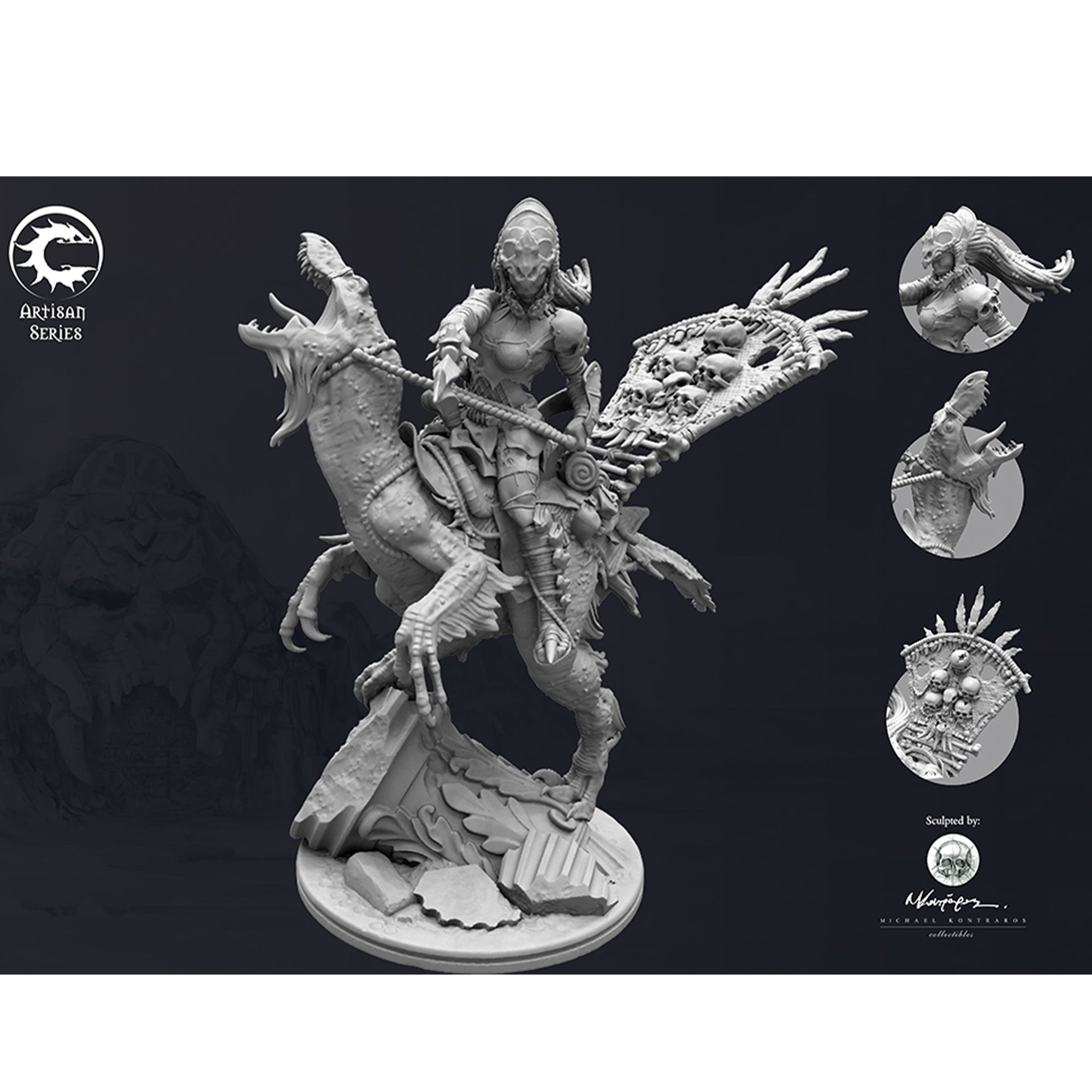 Conquest Miniatures Game Wadruhn: Mounted Predator Artisan Series ...