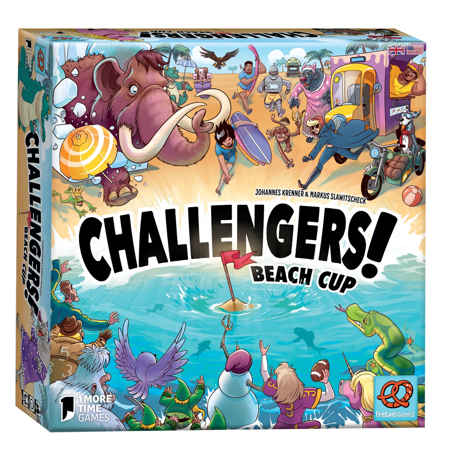 Challengers! Beach Cup Card Game - Deck Management Strategy Game ...
