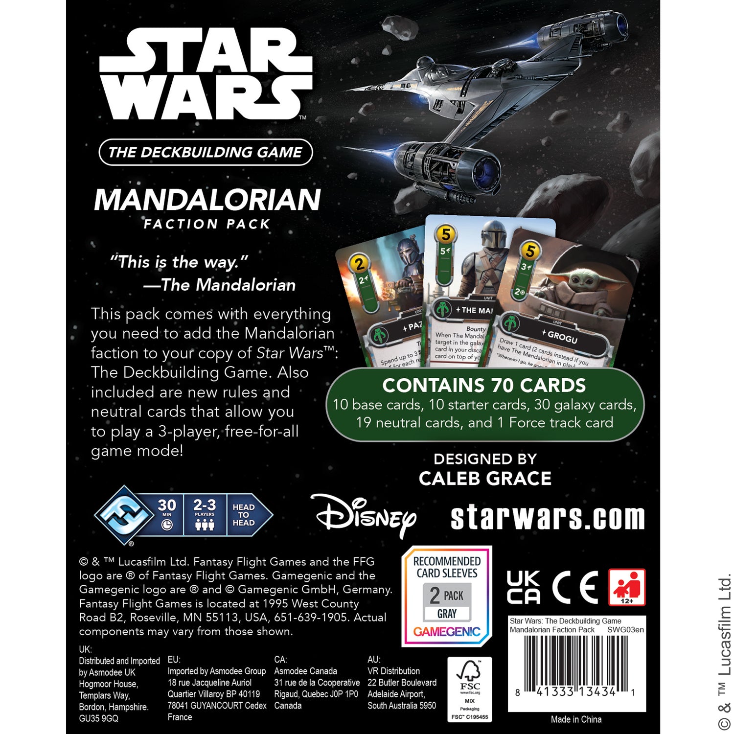 Star Wars: The Deckbuilding Game - Mandalorian Faction Pack – Asmodee USA