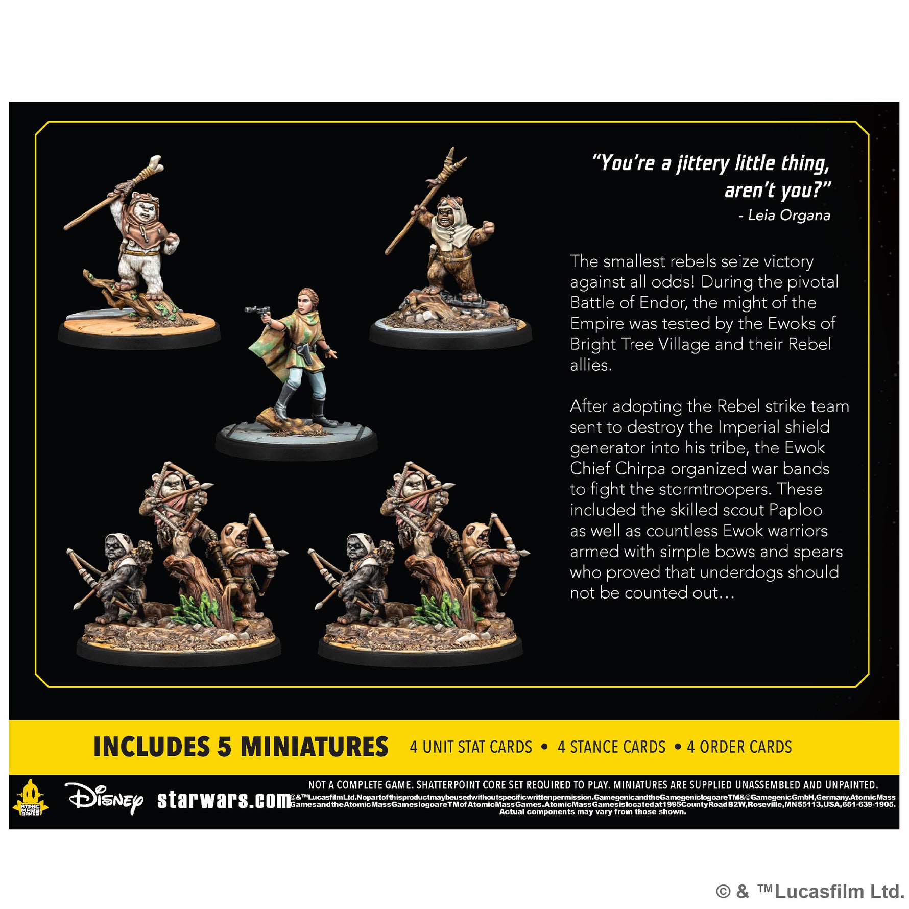 Star Wars Shatterpoint Ee Chee Maa! SQUAD PACK - Tabletop Miniatures ...