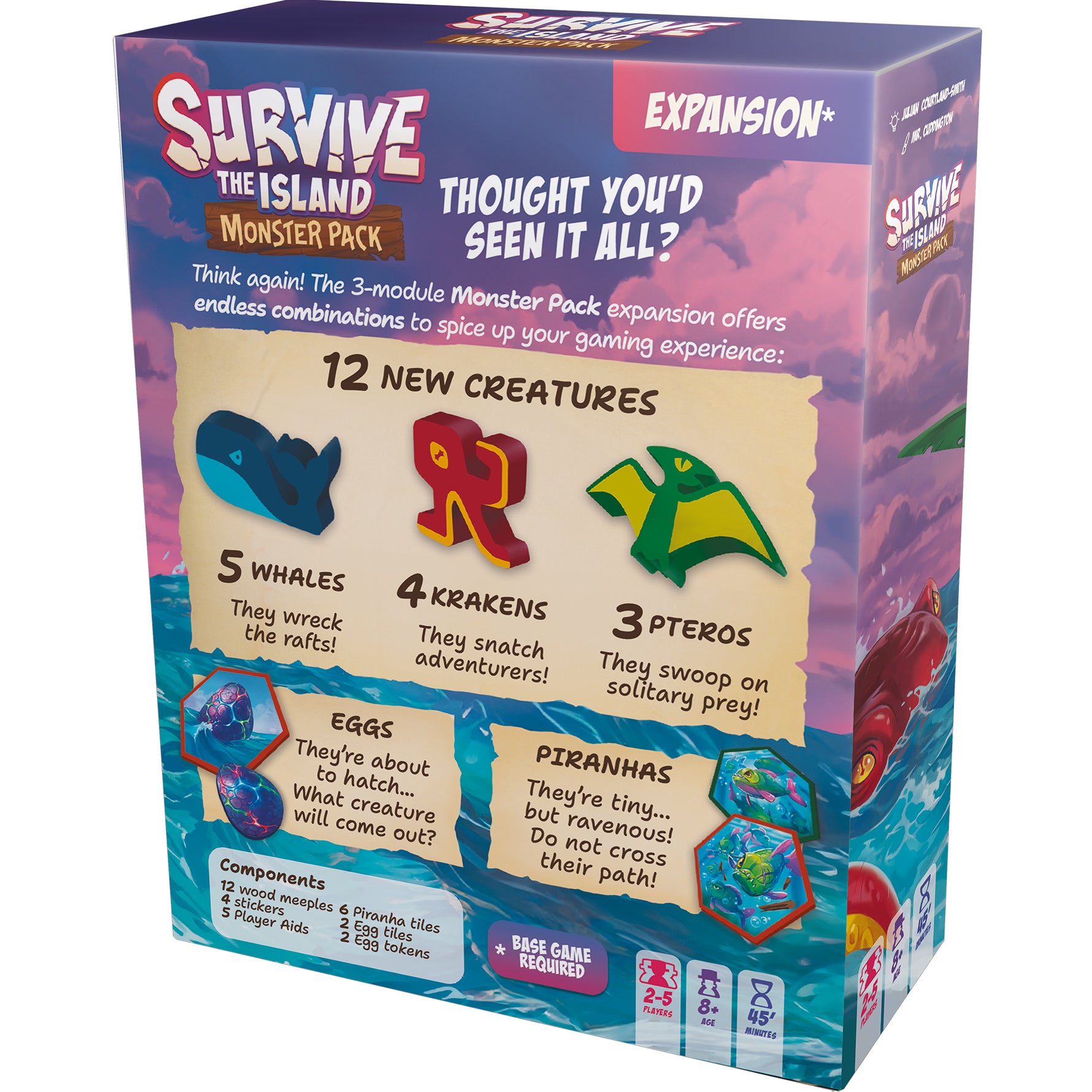 Survive The Island - Monster Pack Board Game Expansion – Asmodee USA