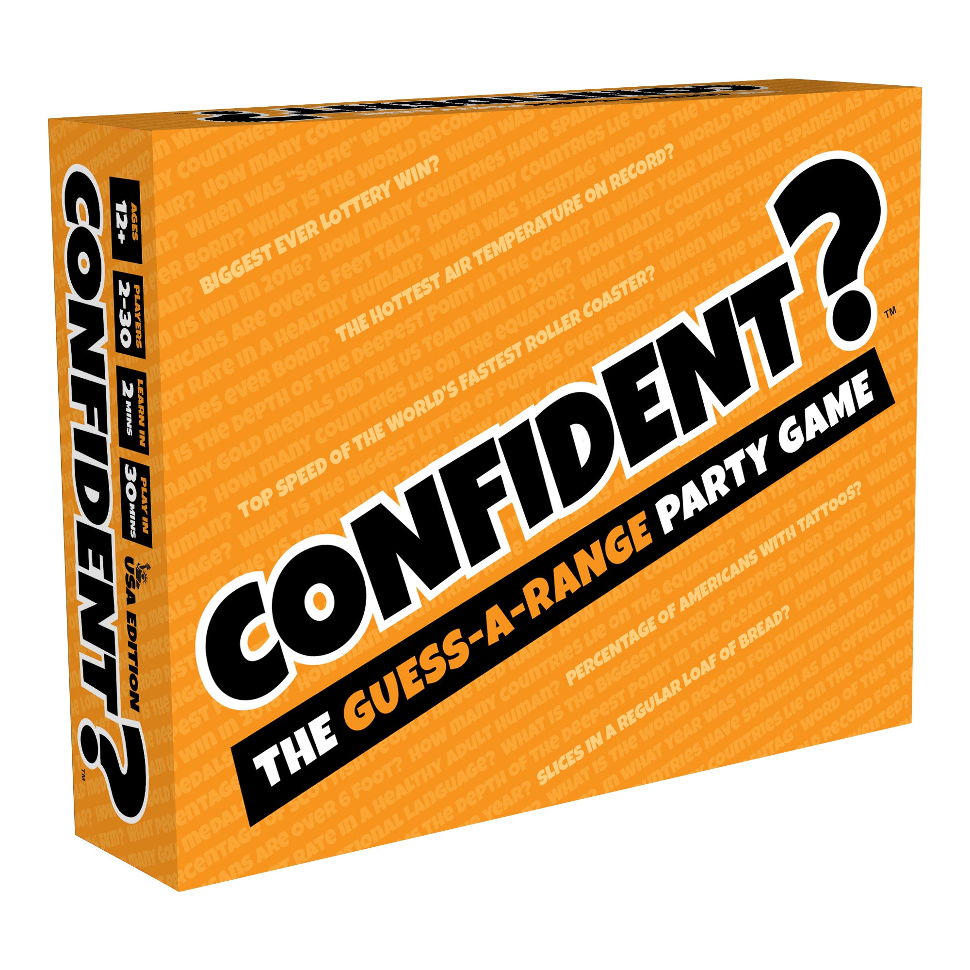 Confident? The Guess-A-Range Trivia Party Game – Asmodee North America