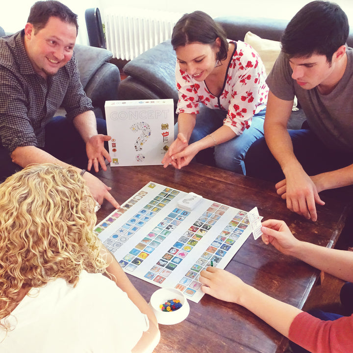 Concept Party Game - Family-Friendly Guessing and Charades Board Game ...