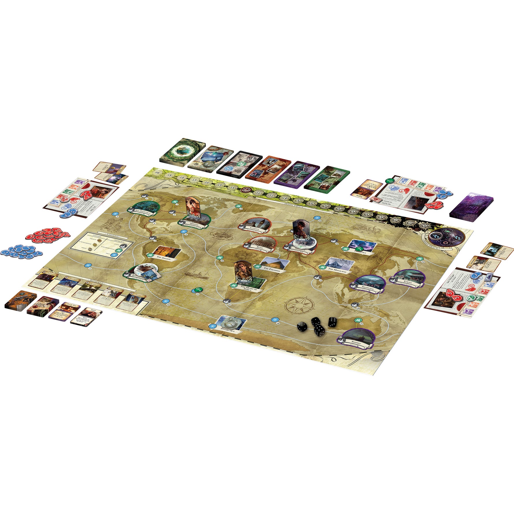 Eldritch Horror Board Game: Lovecraftian Cooperative Mystery Adventure ...
