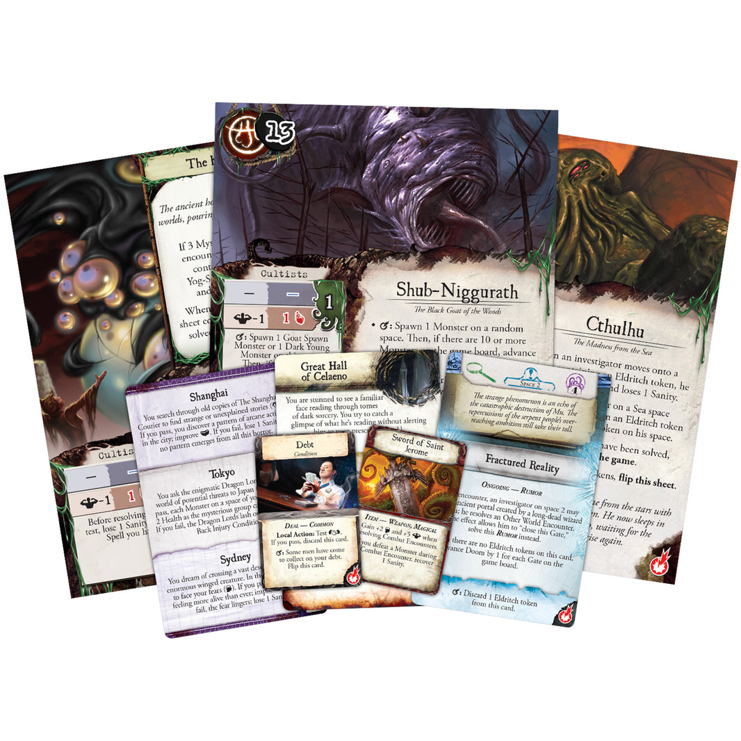 Eldritch Horror Board Game: Lovecraftian Cooperative Mystery Adventure ...