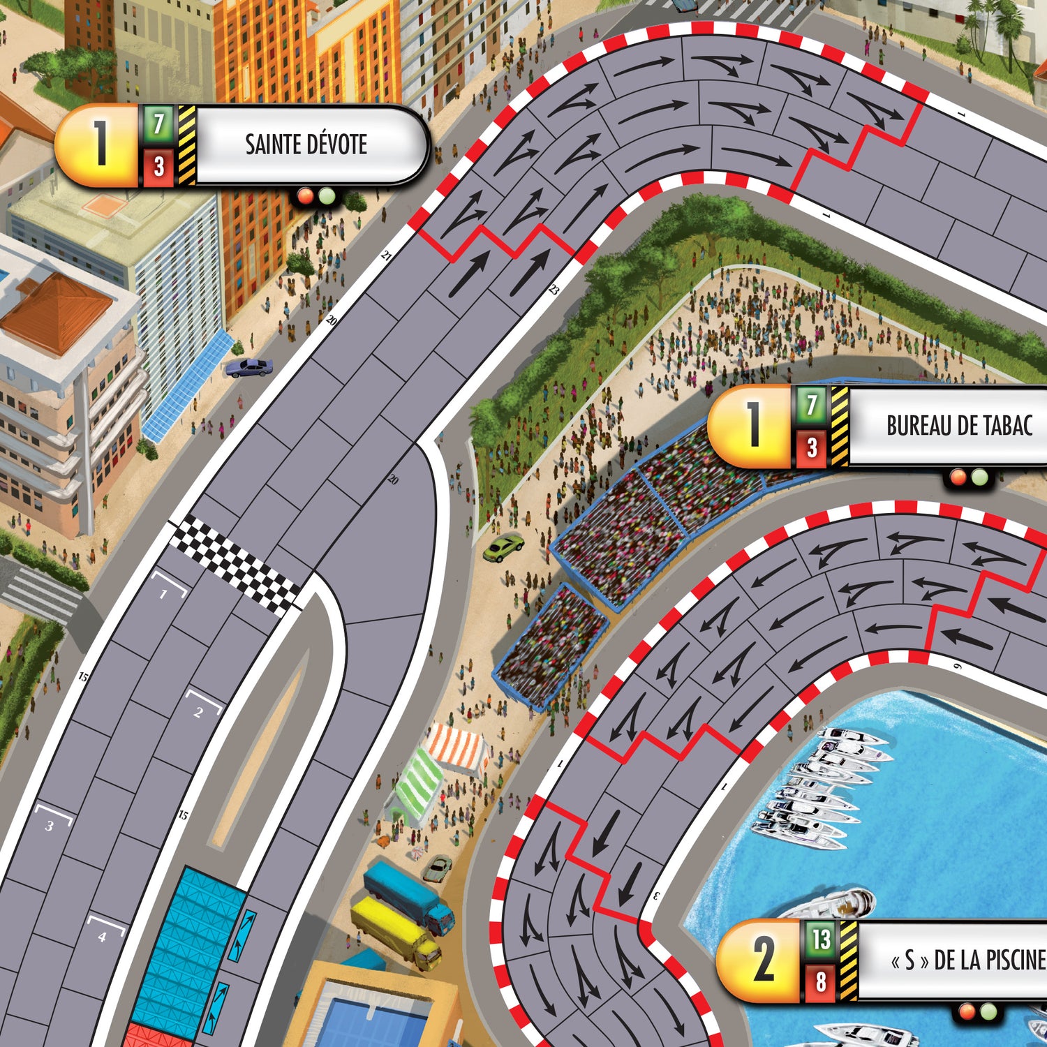 Formula D Board Game - High-Speed Racing and Dice Strategy Game ...