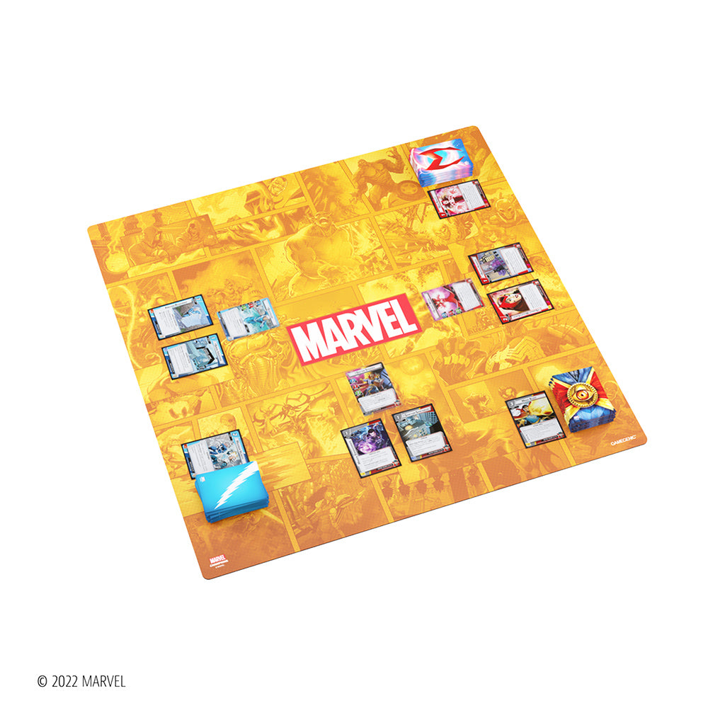 Marvel Champions Game Mat XL – Marvel Orange – Asmodee North America