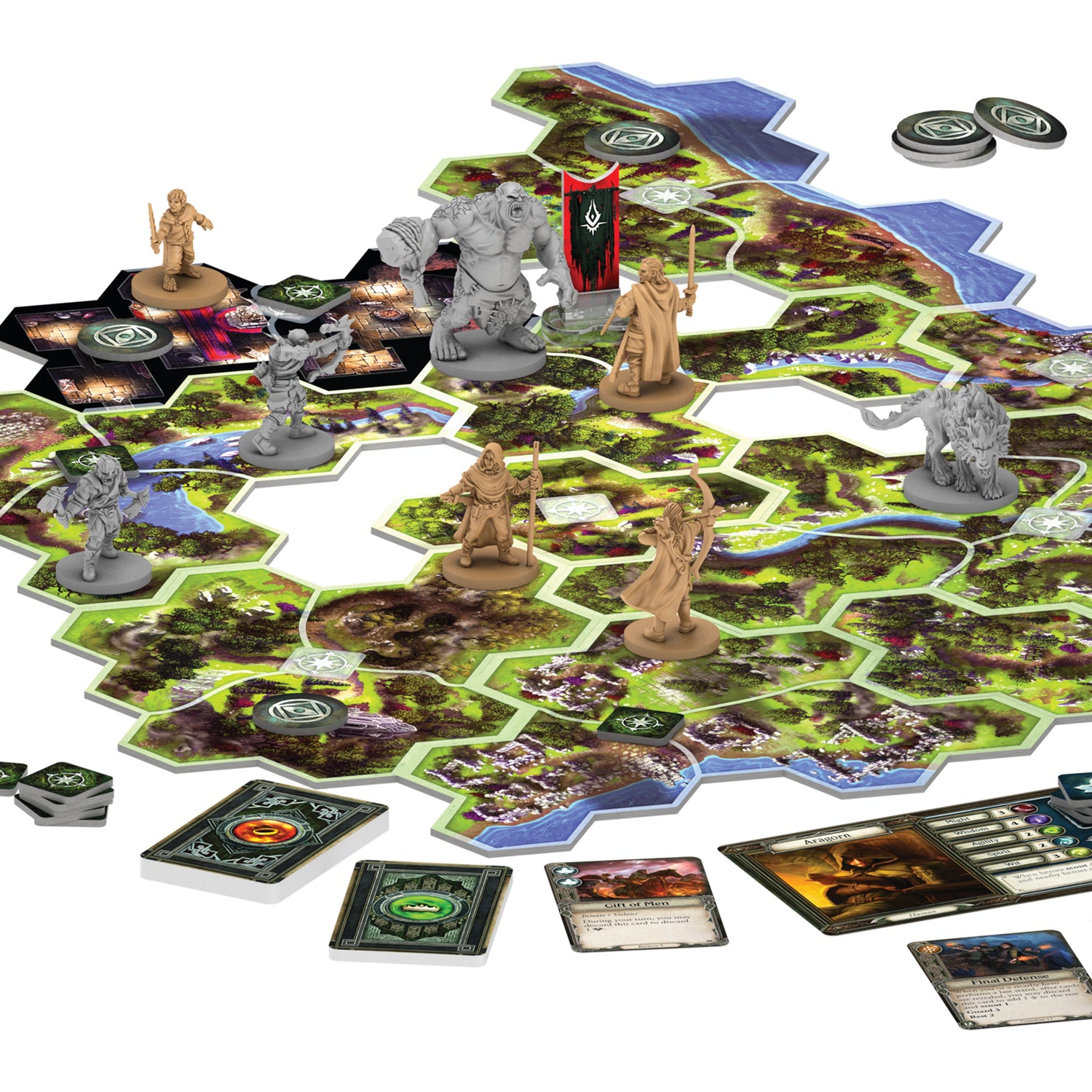 The Lord of the Rings Journeys in Middle-earth Strategy Board Game ...