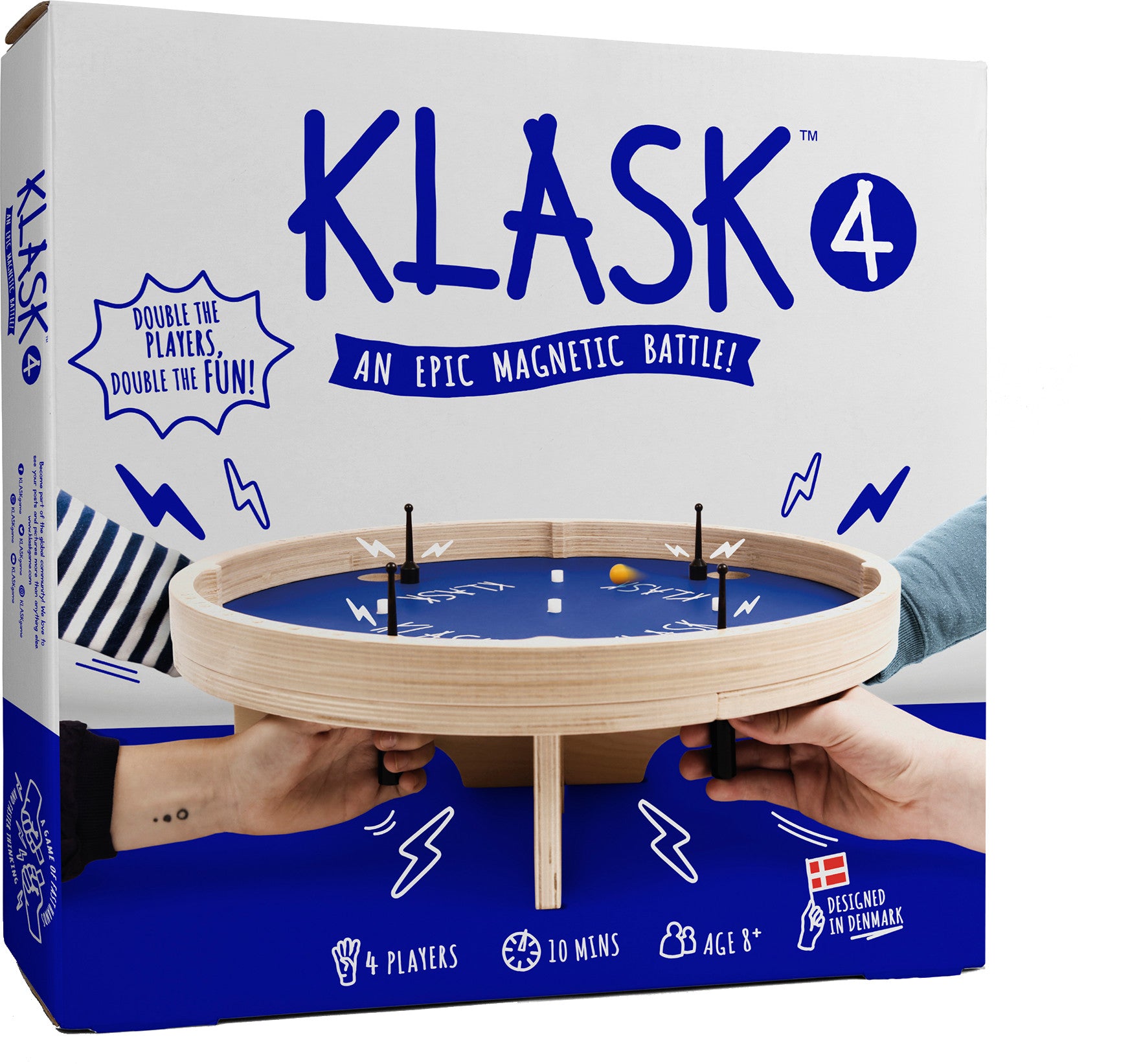 KLASK 4: Magnetic Action Game for 4 Players – Asmodee USA
