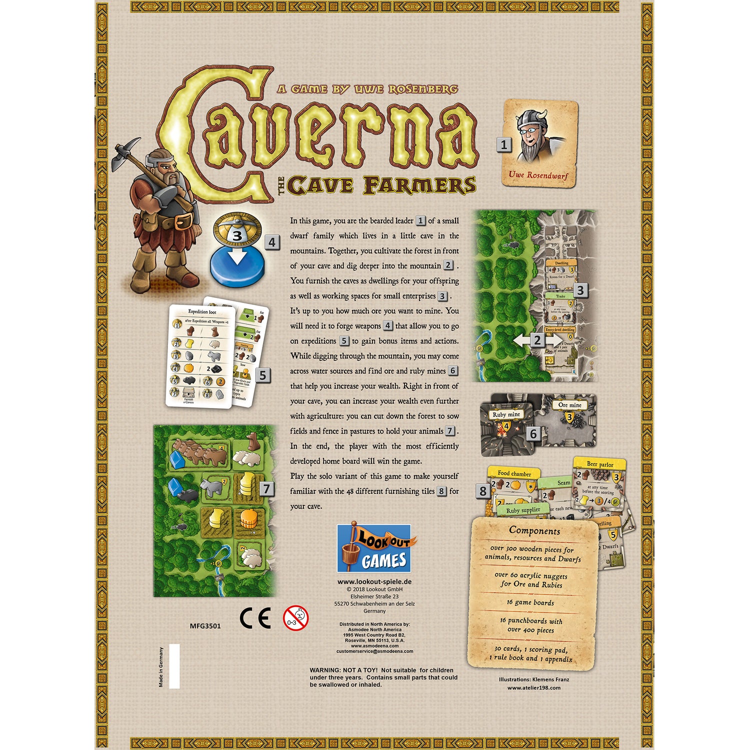 Caverna: The Cave Farmers Board Game - Farming Strategy Game – Asmodee North America