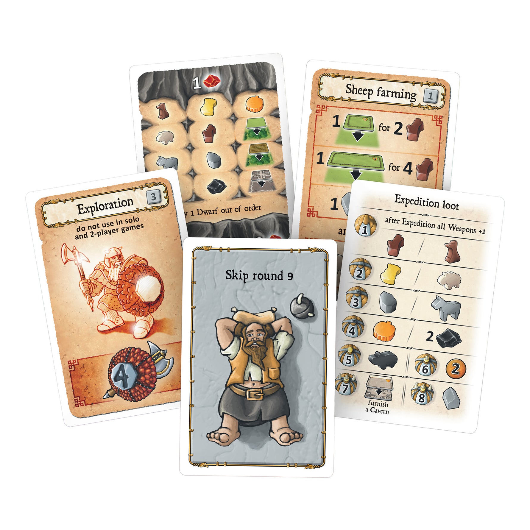 Caverna: The Cave Farmers Board Game - Farming Strategy Game – Asmodee North America