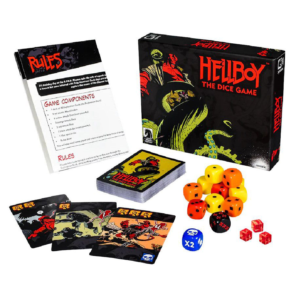 Hellboy The Dice Game - Fast-Paced Dice-Rolling Strategy Game – Asmodee USA