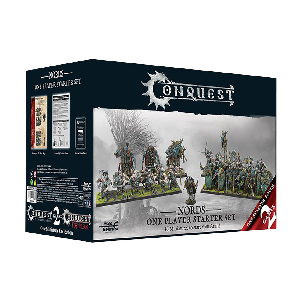 Conquest Miniatures Game - Nords: 1 player Starter Set – Asmodee North ...