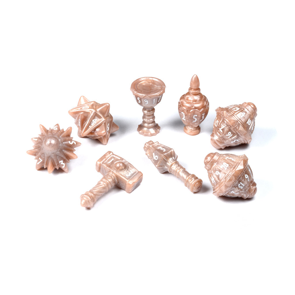 PolyHero Cleric 8 Dice Set Radiant Rose – Asmodee USA
