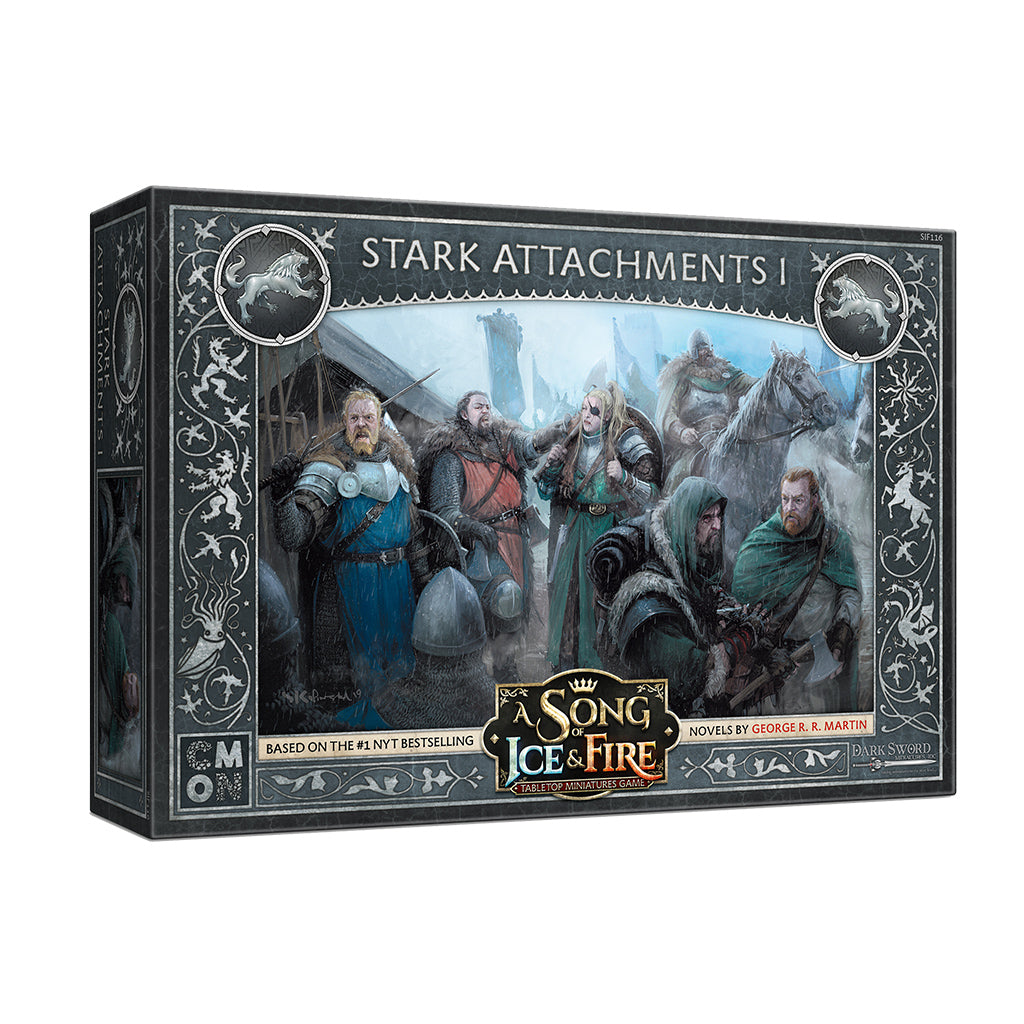 A Song of Ice & Fire Tabletop Miniatures Stark Unit Attachments Set I ...