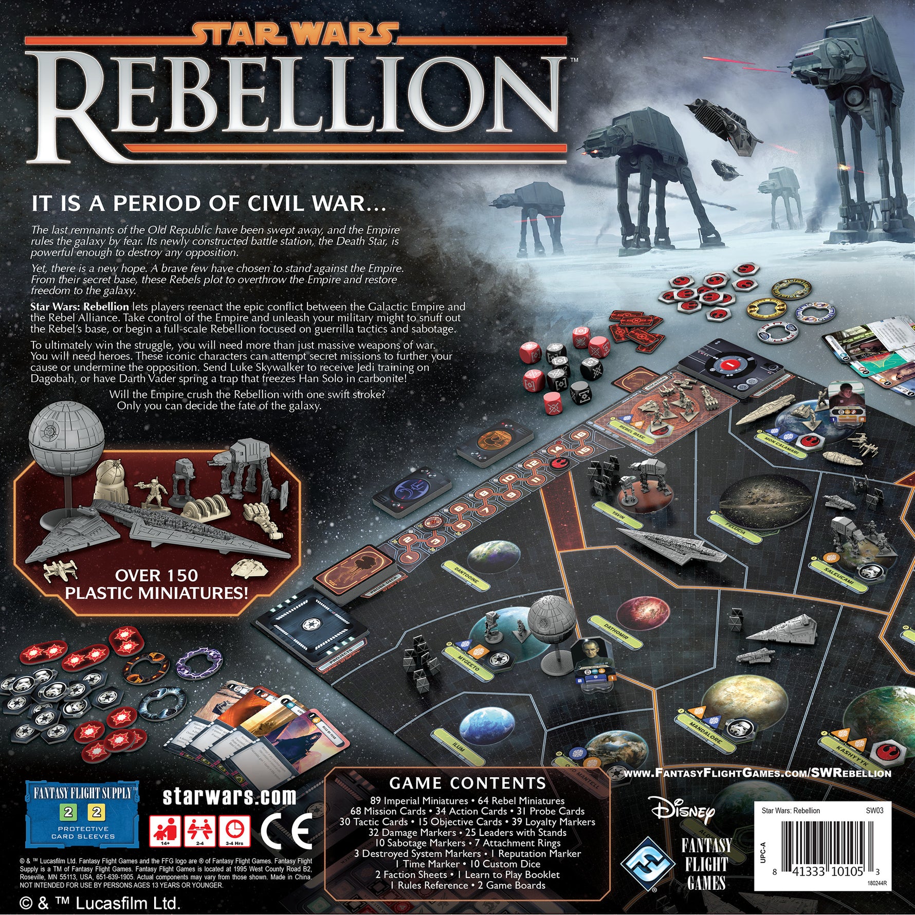 Star Wars Rebellion Board Game Strategy Game for Kids and Adults ...