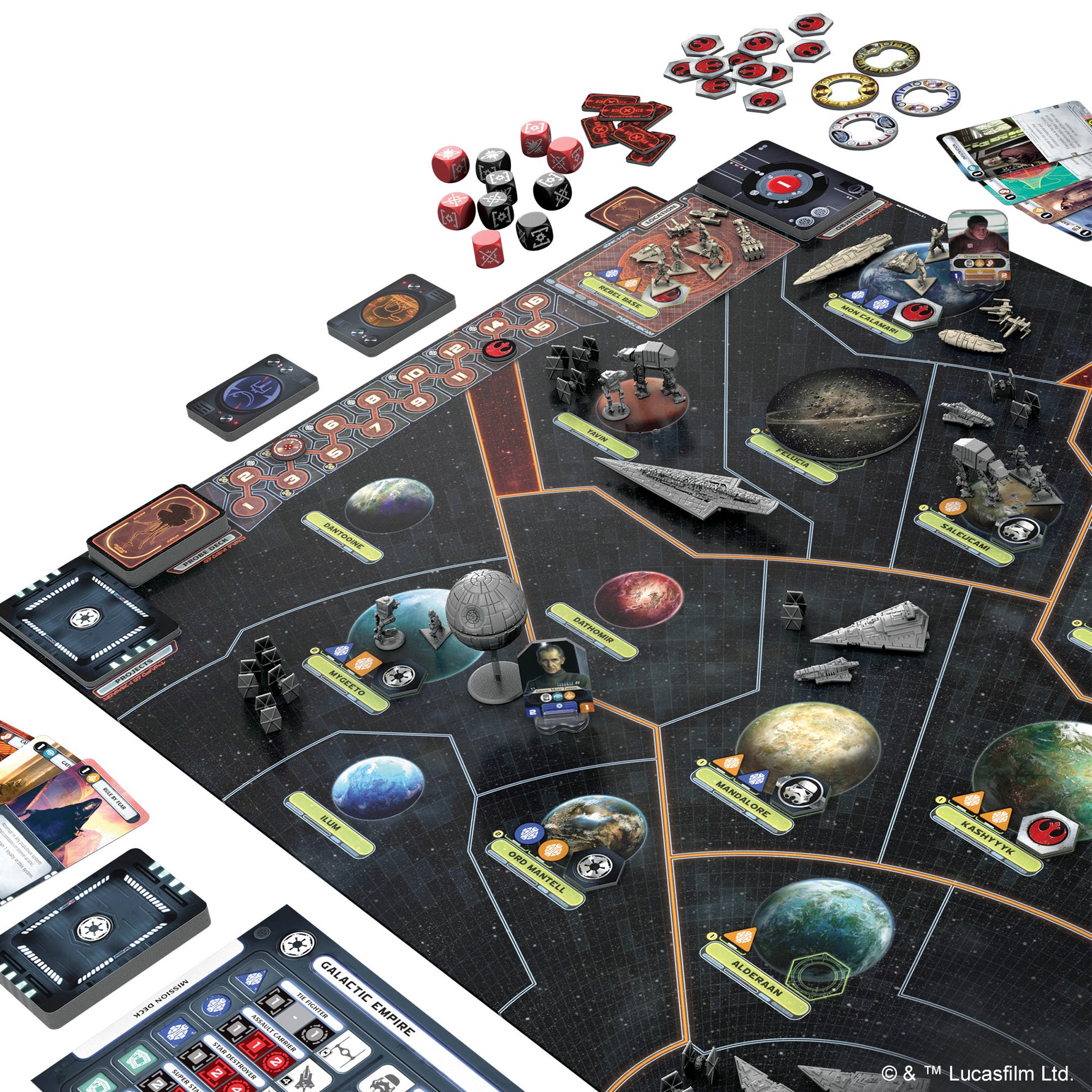 Star Wars Rebellion Board Game Strategy Game for Kids and Adults ...