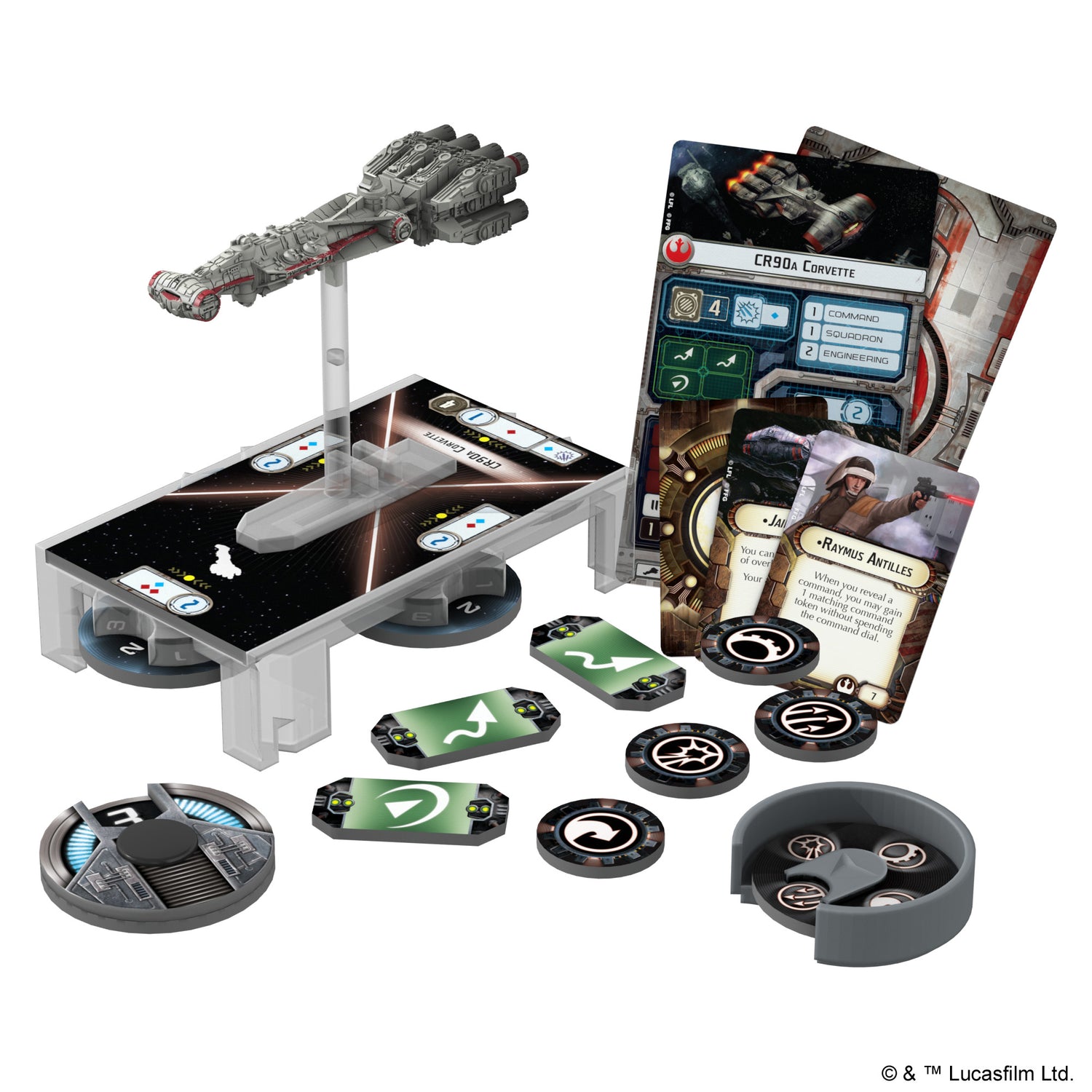Star Wars Armada Corellian Corvette Expansion Tabletop Miniatures ...