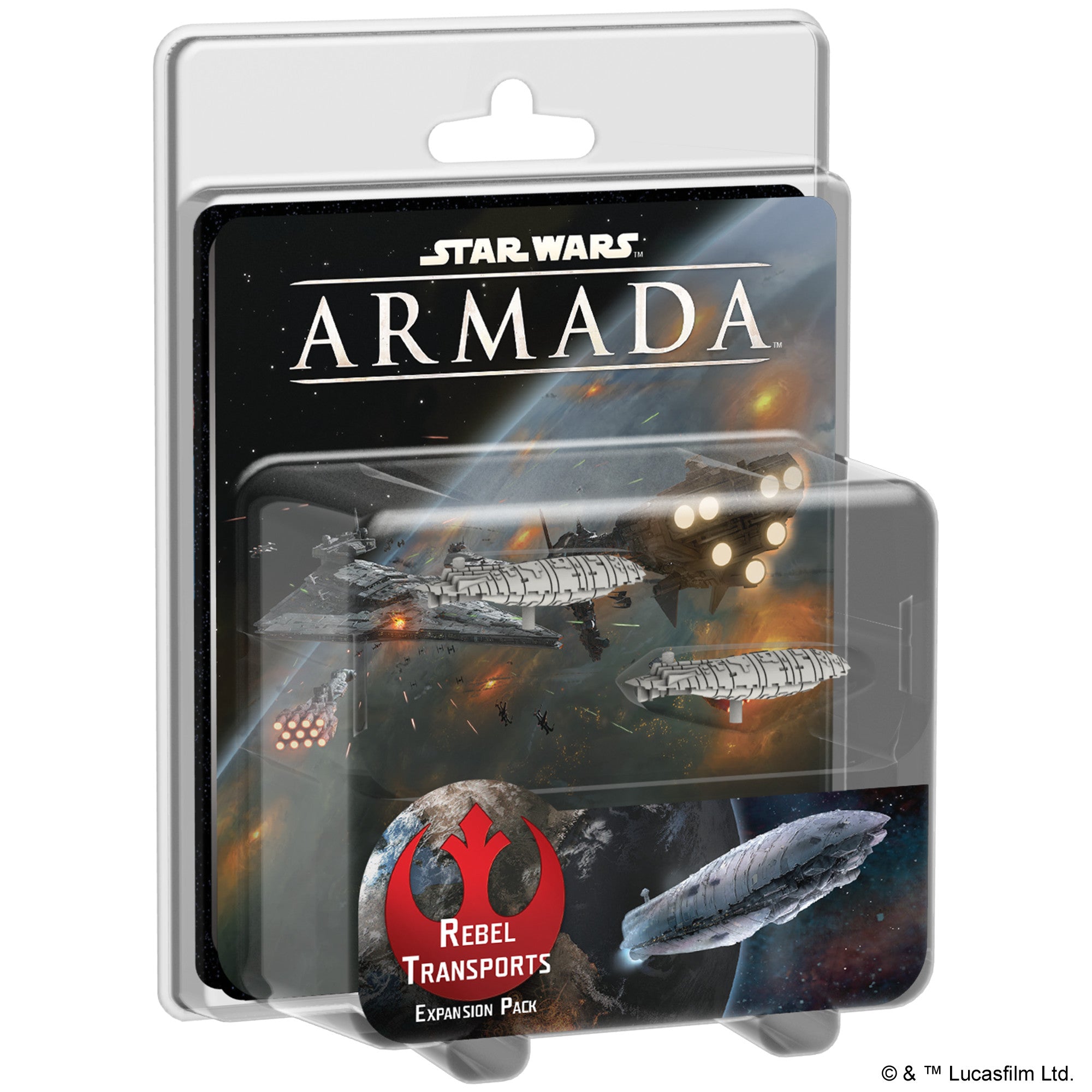 Star Wars Armada Rebel Transports Expansion Tabletop Miniatures ...