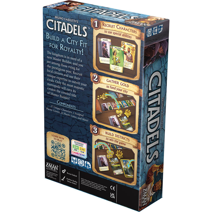 Citadels Board Game (Revised) - Medieval City-Building Strategy Game ...