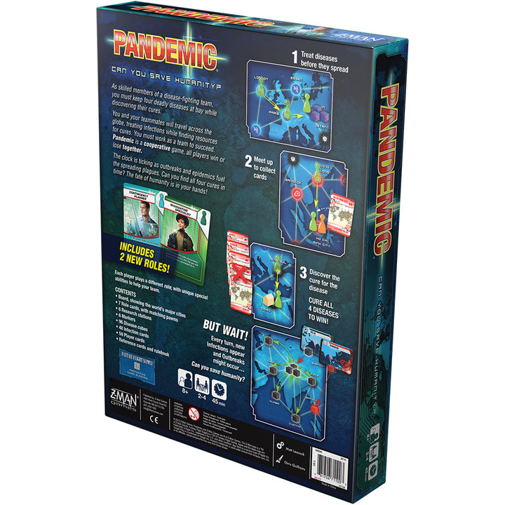 Pandemic Board Game (Base Game) Cooperative Strategy Game for Family ...