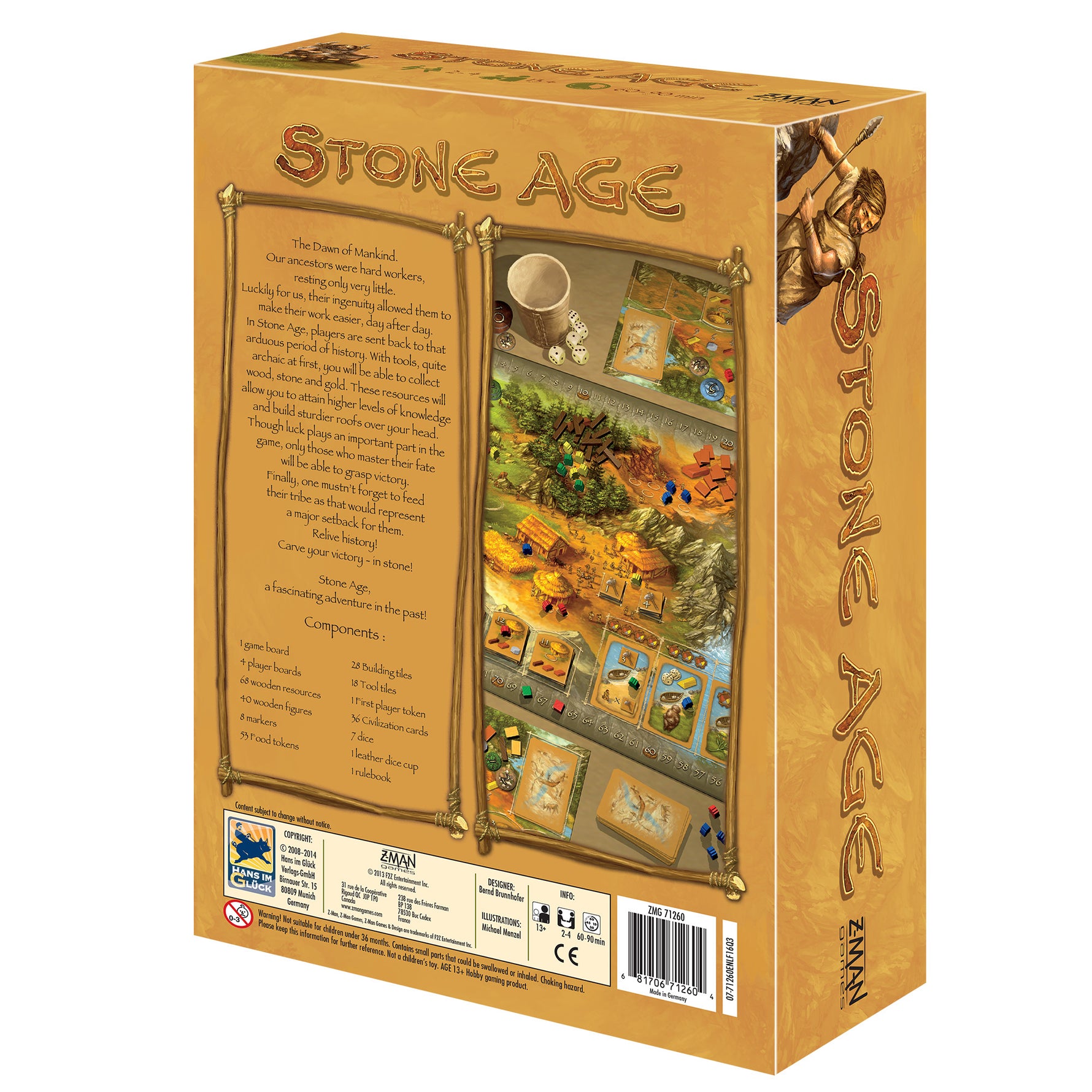Stone Age Board Game: Prehistoric Strategy Adventure for Families ...